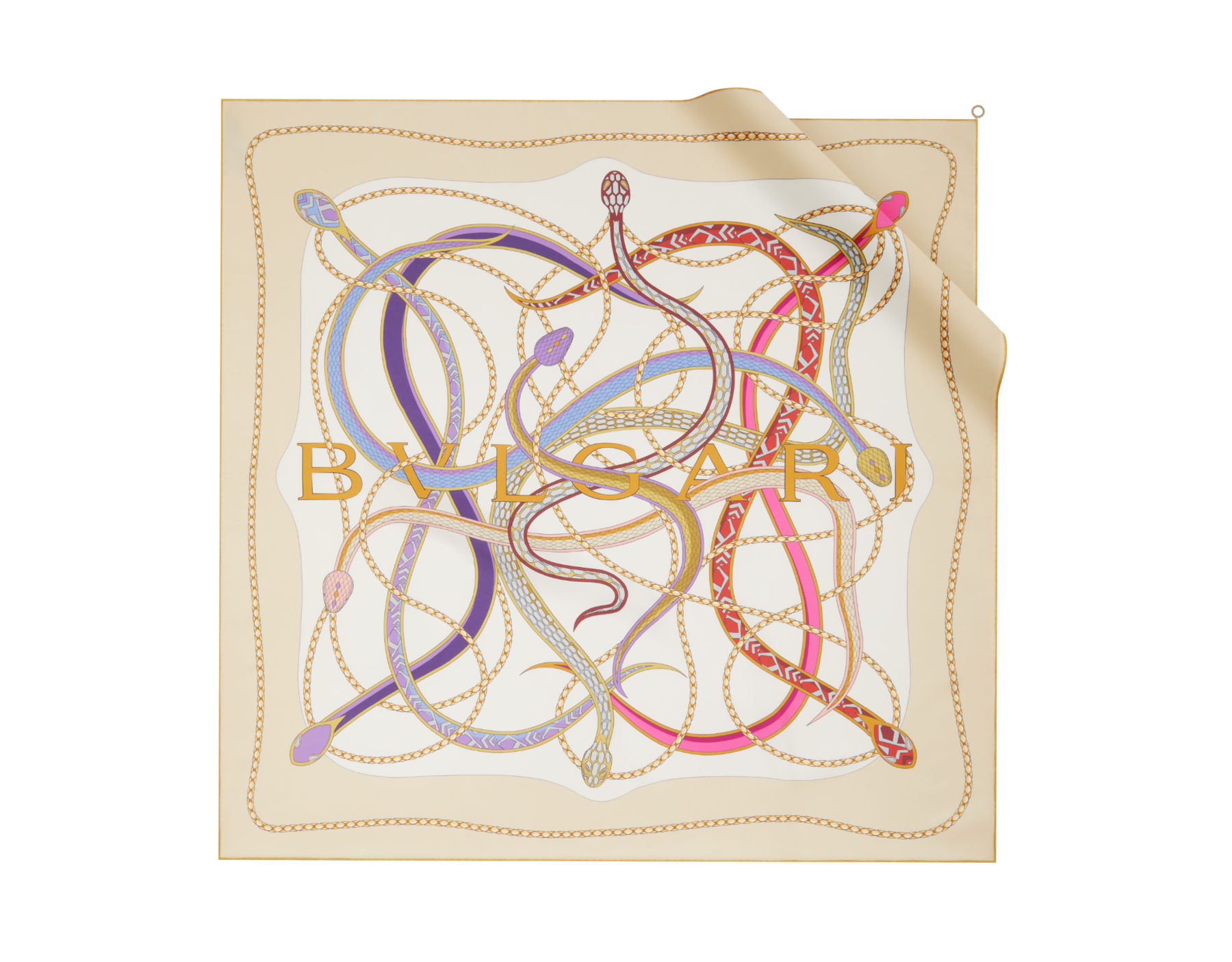 BVLGARI宝格丽Serpenti 75 围巾_245625undefined_包袋与配饰-宝格丽官方线上精品店